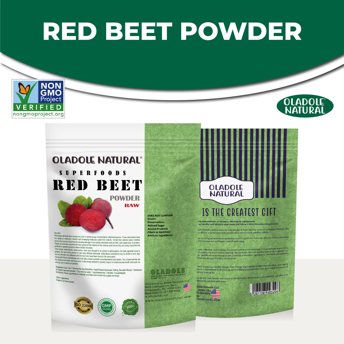 Organic Red Beet Root Powder 100 g – Oladole Store